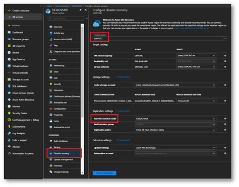 Configurare Il Disaster Recovery Delle Azure Vm In Una Regione Secondaria Di Azure Ict Power