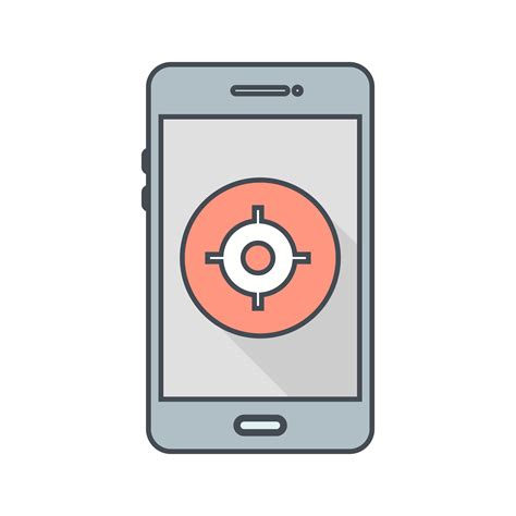 GPS Mobile Application Vector Icon Vector Art At Vecteezy