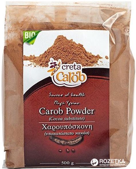 Порошок Creta Carob из плодов рожкового дерева 500 г (0.5 кг ...