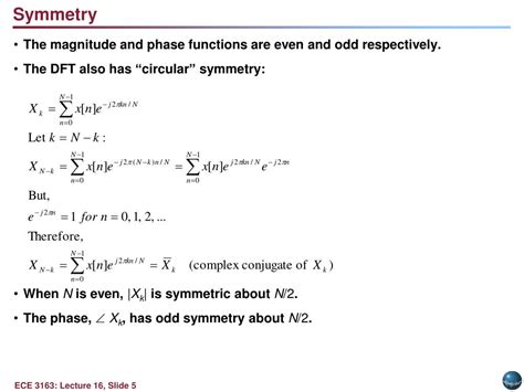 PPT LECTURE DISCRETE FOURIER TRANSFORM PowerPoint Presentation Free Download ID