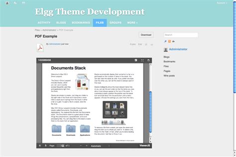Viewerjs Plugin For Elgg