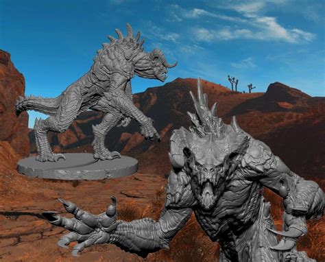Fallout Deathclaw Statue Toy Discussion At