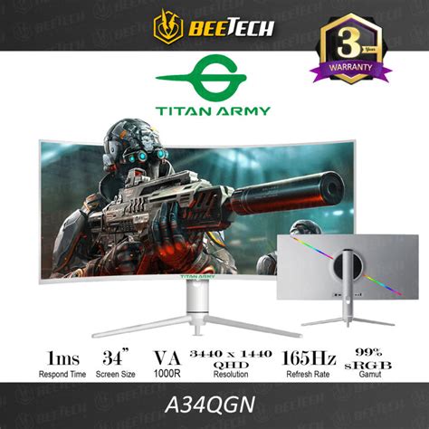 TITAN ARMY Ultrawide WQHD K Hz Ms Curved R Speaker Gaming Monitor A QGN Lazada