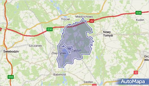 Gmina Zbąszyń powiat nowotomyski województwo wielkopolskie na mapie Targeo