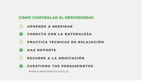 Cómo Calmar Los Nervios Alterados Técnicas Efectivas Y Prácticas