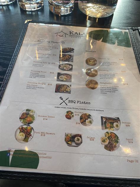 Online Menu Of Kalapaw Restaurant Dollard Des Ormeaux Quebec H9b 1z8