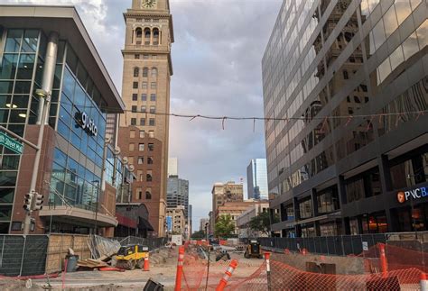 One Year In Denvers 16th Street Mall Project Hits A Speed Bump