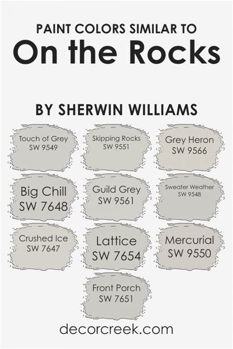 On The Rocks Sw 7671 Paint Color By Sherwin Williams Decorcreek