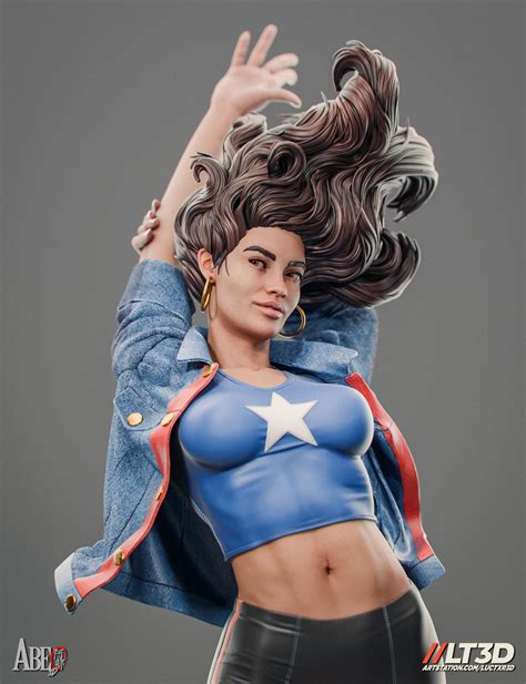 Artstation America Chavez Fanart Statue