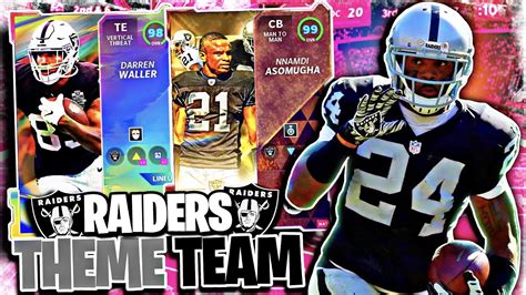 The Best Las Vegas Raiders Theme Team In Madden 21 Full Team
