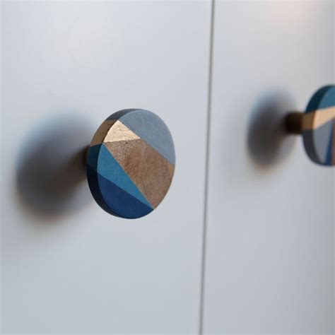 Navy Blue Knobs Etsy
