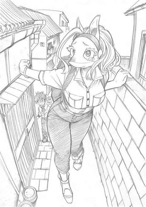 Mi Pequeño Dragón Ryuko Y Izuku 3 Sketches Character Art Hero