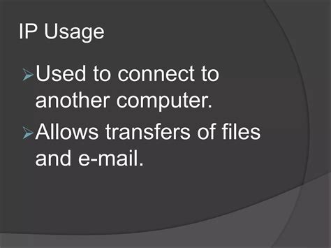 Ip Address Presentation Pptx