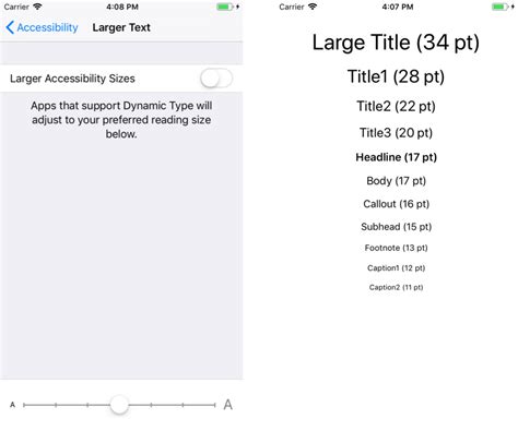 Introduction To Supporting Dynamic Type