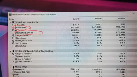 My Core Effective Clocks Are Getting Super Super Close To That Magic Ghz Ryzen X Also