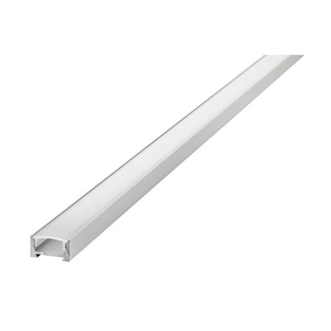 Integral Led Profile Aluminium Surface Mount 2m Frosted Diffuser 16 2 X 8 57mm For Ip33 12mm