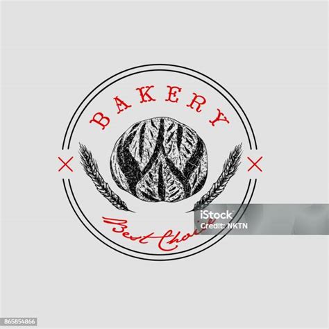 빵집 빵이 게 제과 대 한 인쇄 빵 및 곡물입니다 손 그리기입니다 벡터 일러스트 레이 션 건강한 식생활에 대한 스톡 벡터 아트