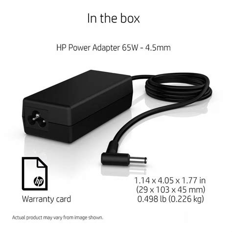 HP 65W 4 5mm Non EM AC Adapter Input Voltage 19 5 V At Rs 1050 Piece In Mumbai