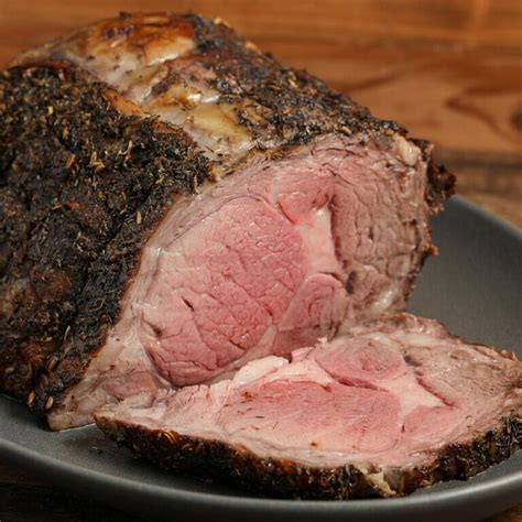 Herb Crusted Prime Rib The Salty Cooker Flavorful Simple Recipes