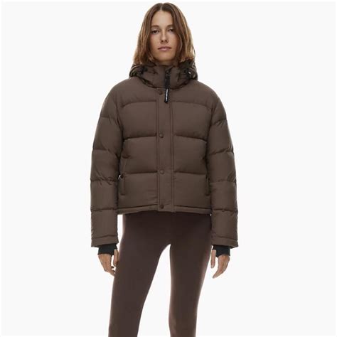 Aritzia The Super Puff Shorty Matte Rich Mocha Depop