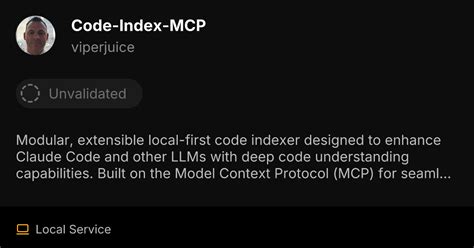 code index mcp mcp servers · lobehub
