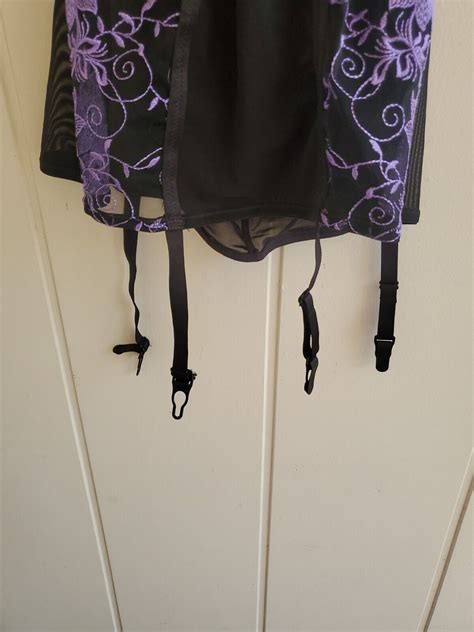 Shirley Of Hollywood Corset Bustier Lingerie Large Bl Gem