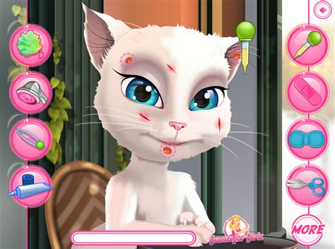 Talking Angela Great Makeover Play Online On Flash Museum 🕹️