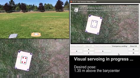 Image Based Visual Servoing Of A Quadrotor Using Nonlinear Model