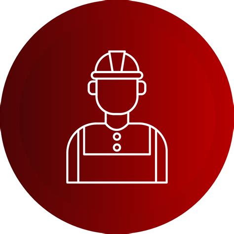 Technician Line Button Icon 48202513 Vector Art At Vecteezy