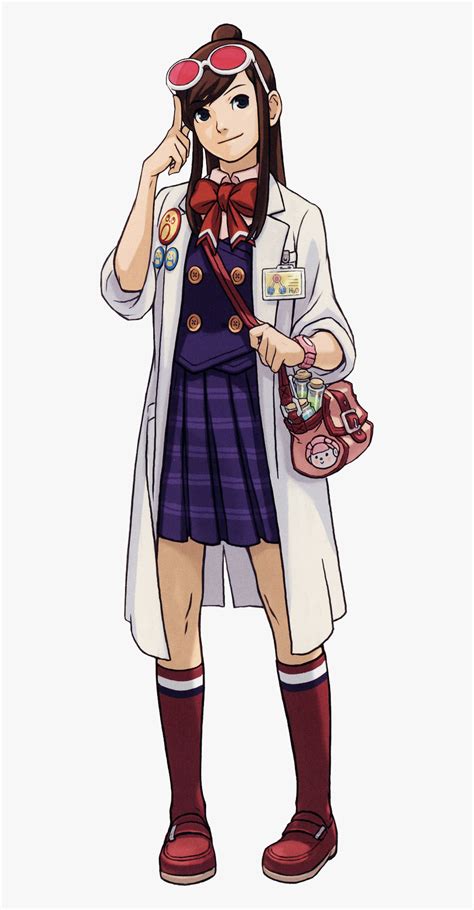 Ace Attorney Wiki Ema Skye Hd Png Download Kindpng