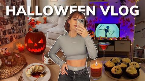 уютный осенний влог печём тыквенные кексы и отмечаем Хэллоуин Youtube