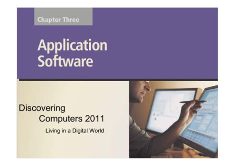 Application Software Discovering Computers 2011