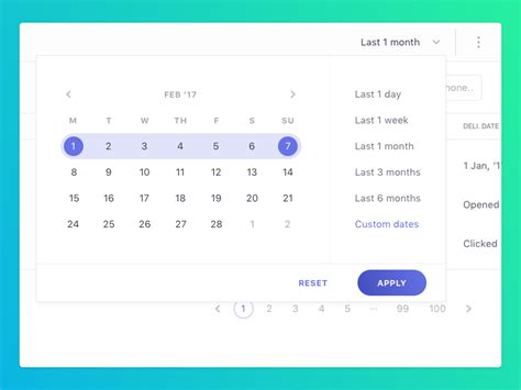 Date Picker By Tejas Bhatt On Dribbble