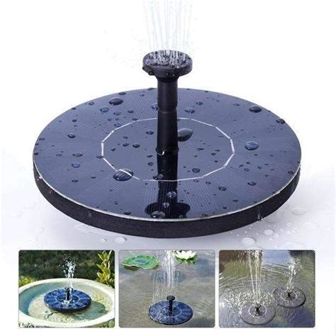 Buy Solar Fountain Pump W Portable Floating Freestanding Solar Powered Water Fountain Pump
