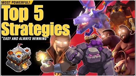 Top 5 Attack Strategies Th11 Best Th11 Attack Strategies 2023 Youtube