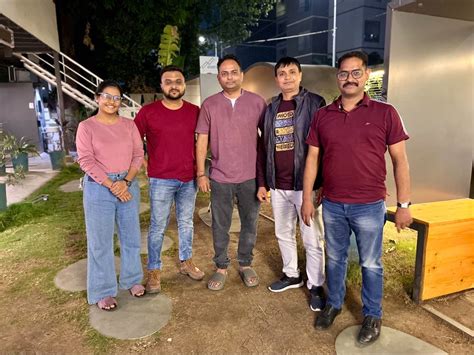 Keyur Patel On Linkedin Had Dinner With The Team Away From The