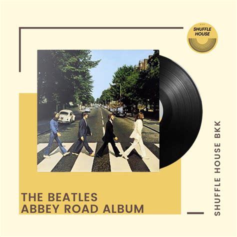 จัดส่งฟรี The Beatles Abbey Road Vinyl แผ่นเสียงแผ่นไวนิลแผ่นใหม่
