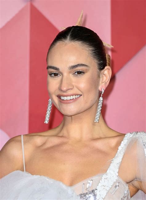 Lily James At Fashion Awards 2022 In London 12 05 2022 Hawtcelebs