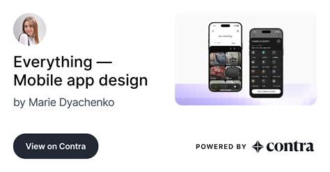 Everything App Mobile App Design By Marie Dyachenko