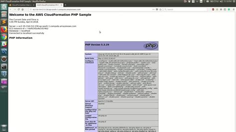 Install Lamp Stack Using Aws Cloud Formation Service Youtube