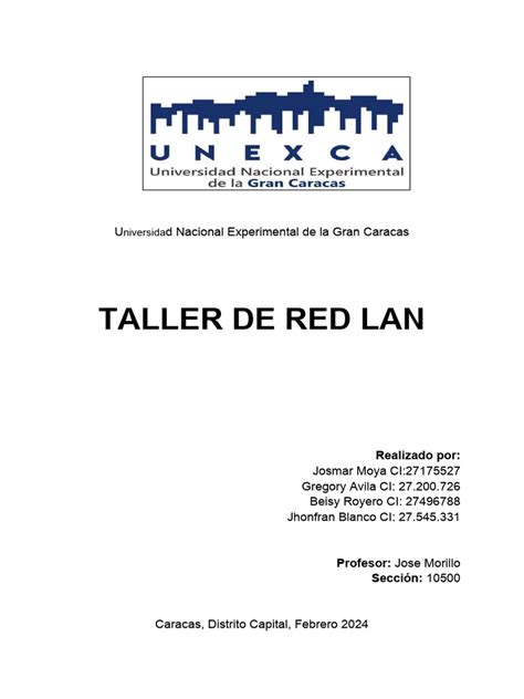 Taller De Red Lan Pdf Dirección Ip Protocolos De Internet