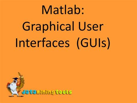 Matlab Gui Ppt