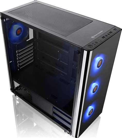 Thermaltake V200 Tempered Glass Rgb Edition Mid Tower Chassis Ca 1k8