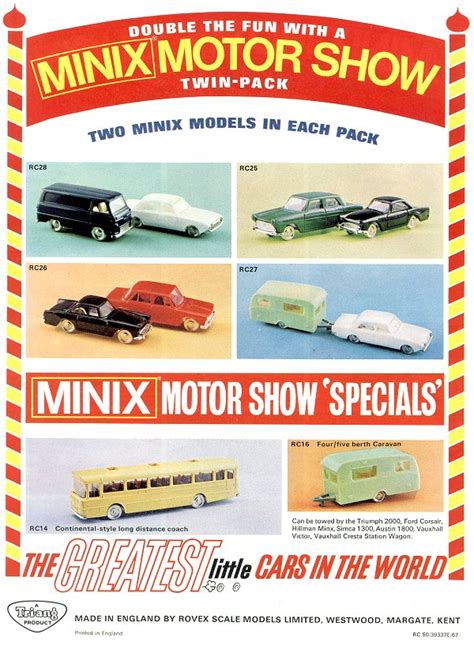Tri Ang Minix Models Tri Ang Railways In Canada And The Usa