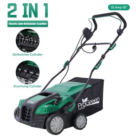 Casemiol Dethatcher 2 In 1 15 Amp 16 Electric Lawn Dethatcher