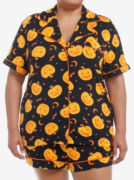 Sweet Society Pumpkin Bats Girls Lounge Set Plus Size Hot Topic
