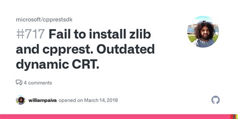 Fail To Install Zlib And Cpprest Outdated Dynamic Crt · Issue 717 · Microsoftcpprestsdk · Github