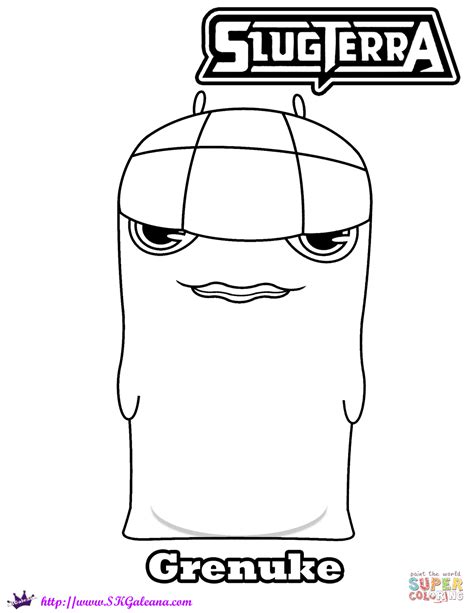 Slugterra Coloring Pages Team Coloring