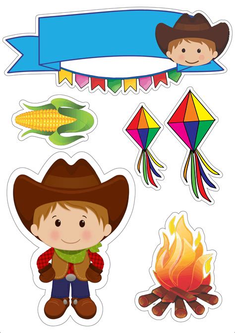 Topo Festa Junina Imprimir FDPLEARN