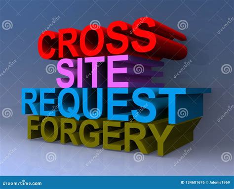 cross site request forgery sign stock illustration illustration of